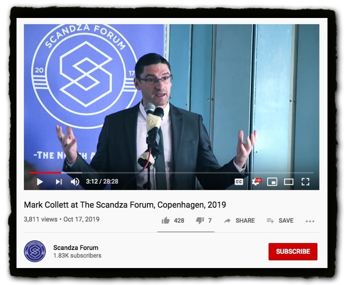 Mark Collett at The Scandza Forum, Copenhagen – Oct 12, 2019 ...