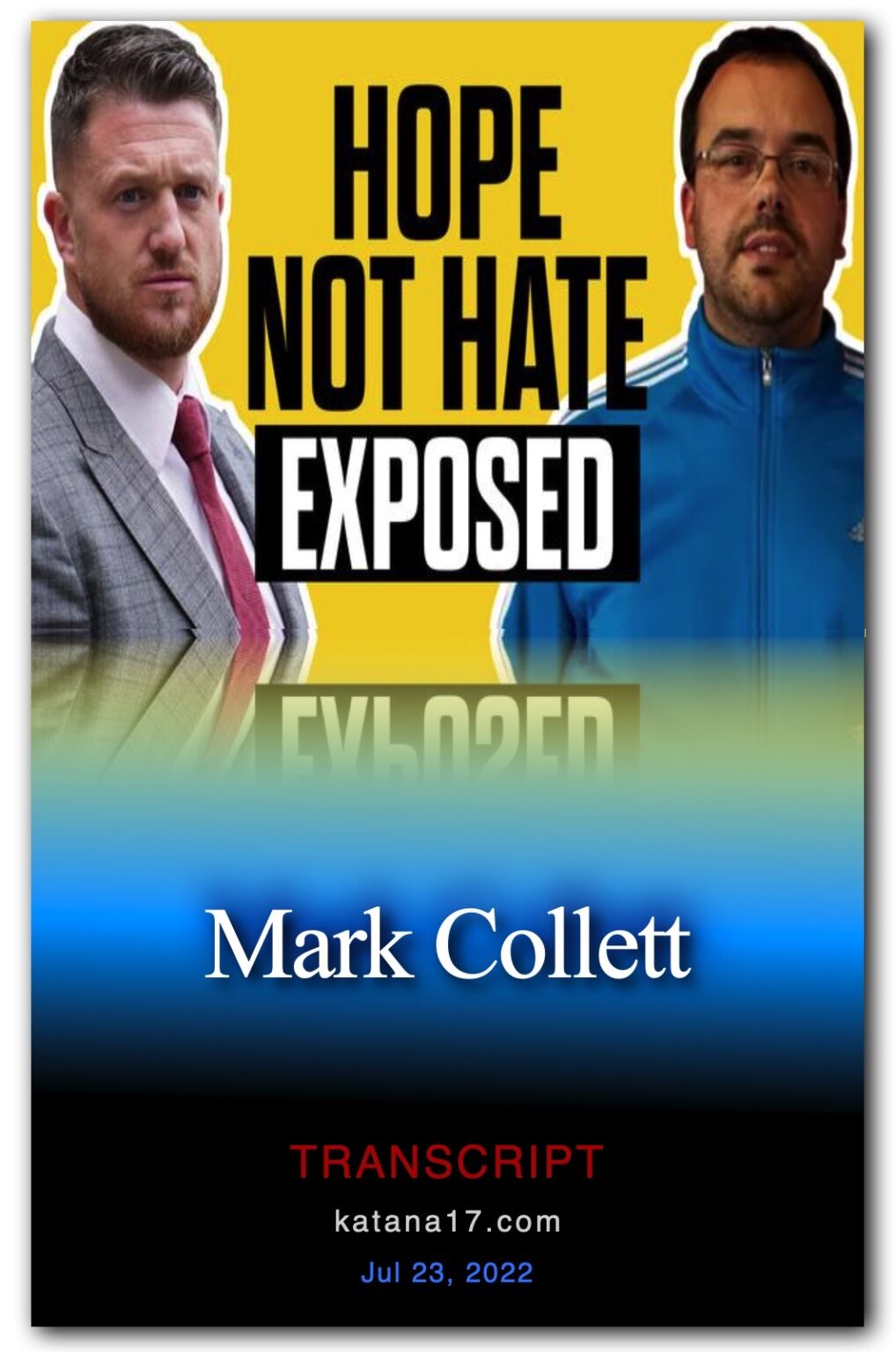 Mark Collett – Hope Not Hate Exposed – Review – Jul 23, 2022 ...