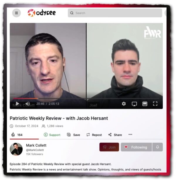 Mark Collett – Patriotic Weekly Review – with Jacob Hersant – Oct 16 ...