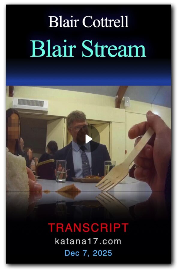 Blair Cottrell – Blair Stream – Dec 7, 2025 – Transcript | katana17